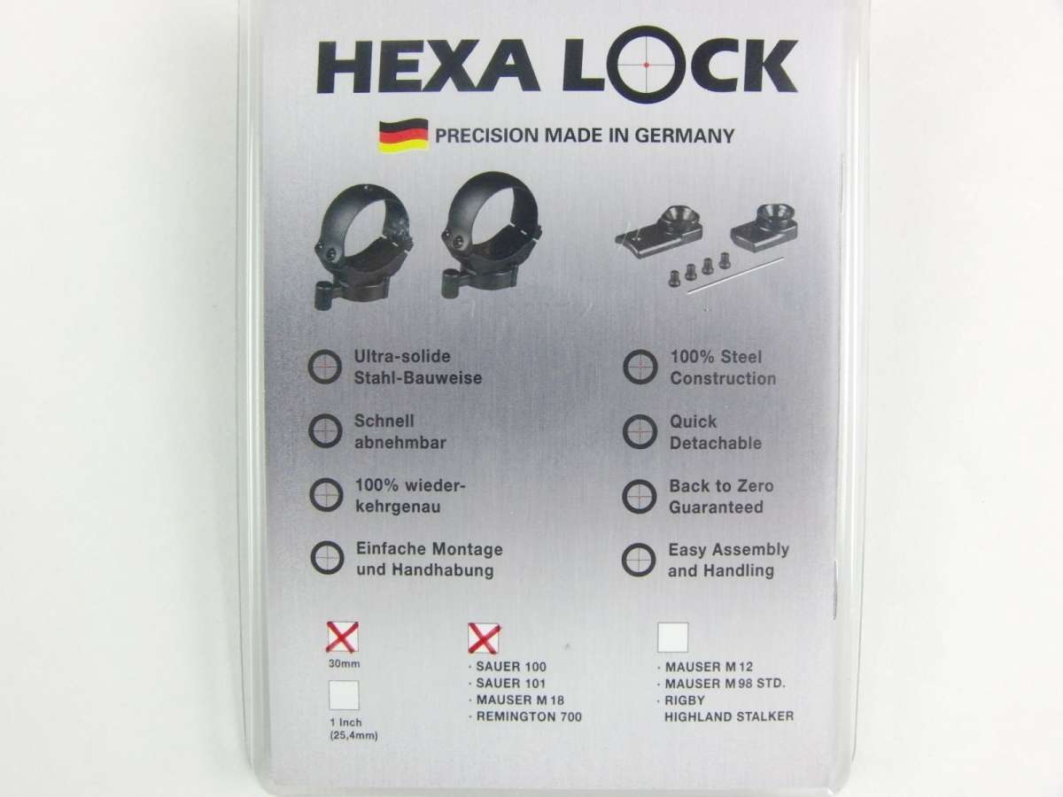 HexaLock Montage M18/Sauer 100/101 Rem700 | Waffen Schmitt Goch ...